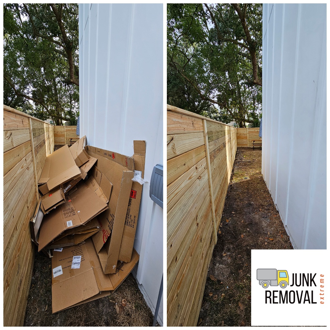 Cardboard Recycle Pick Up | Extreme Junk Removal | 386-627-4071